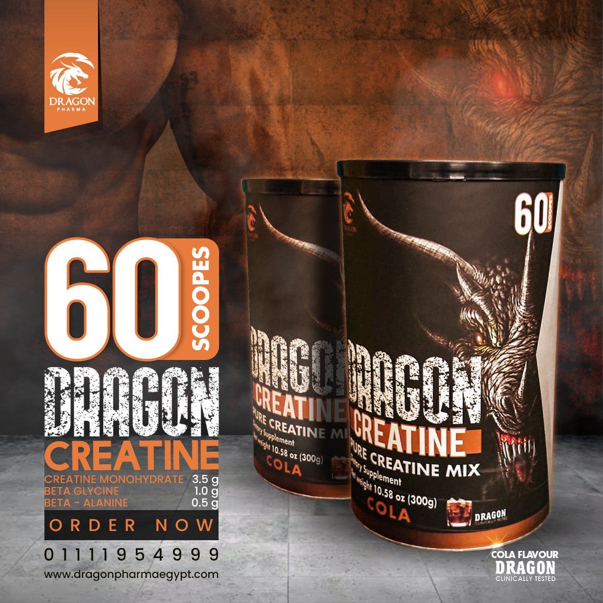 Buy online Dragon Creatine Mix (Flavored) with best price - Dragon ...