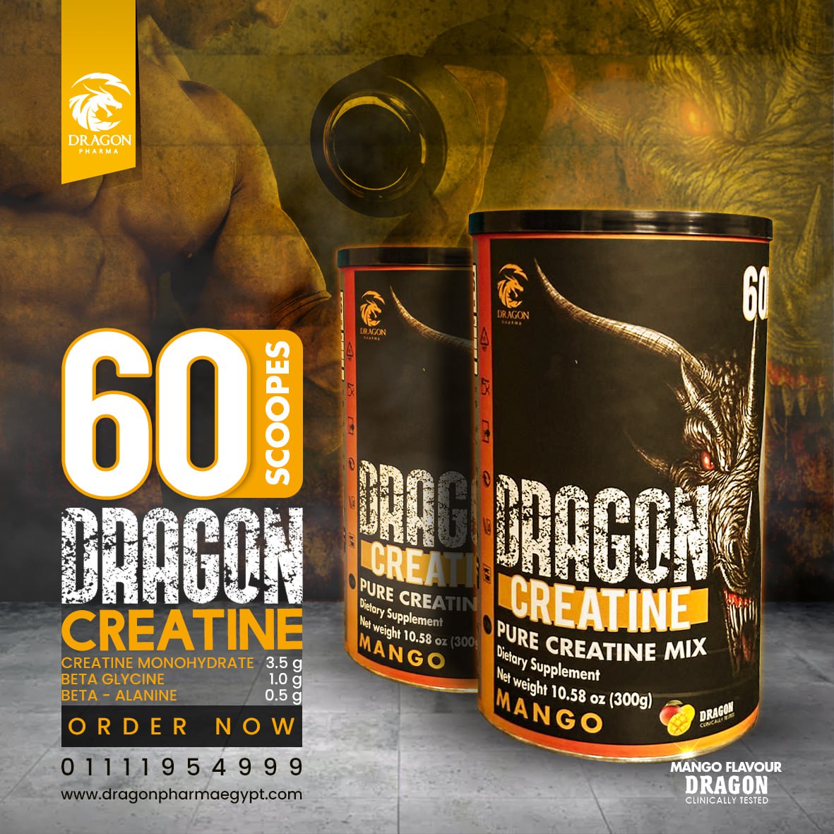 Buy online Dragon Creatine Mix (Flavored) with best price - Dragon ...